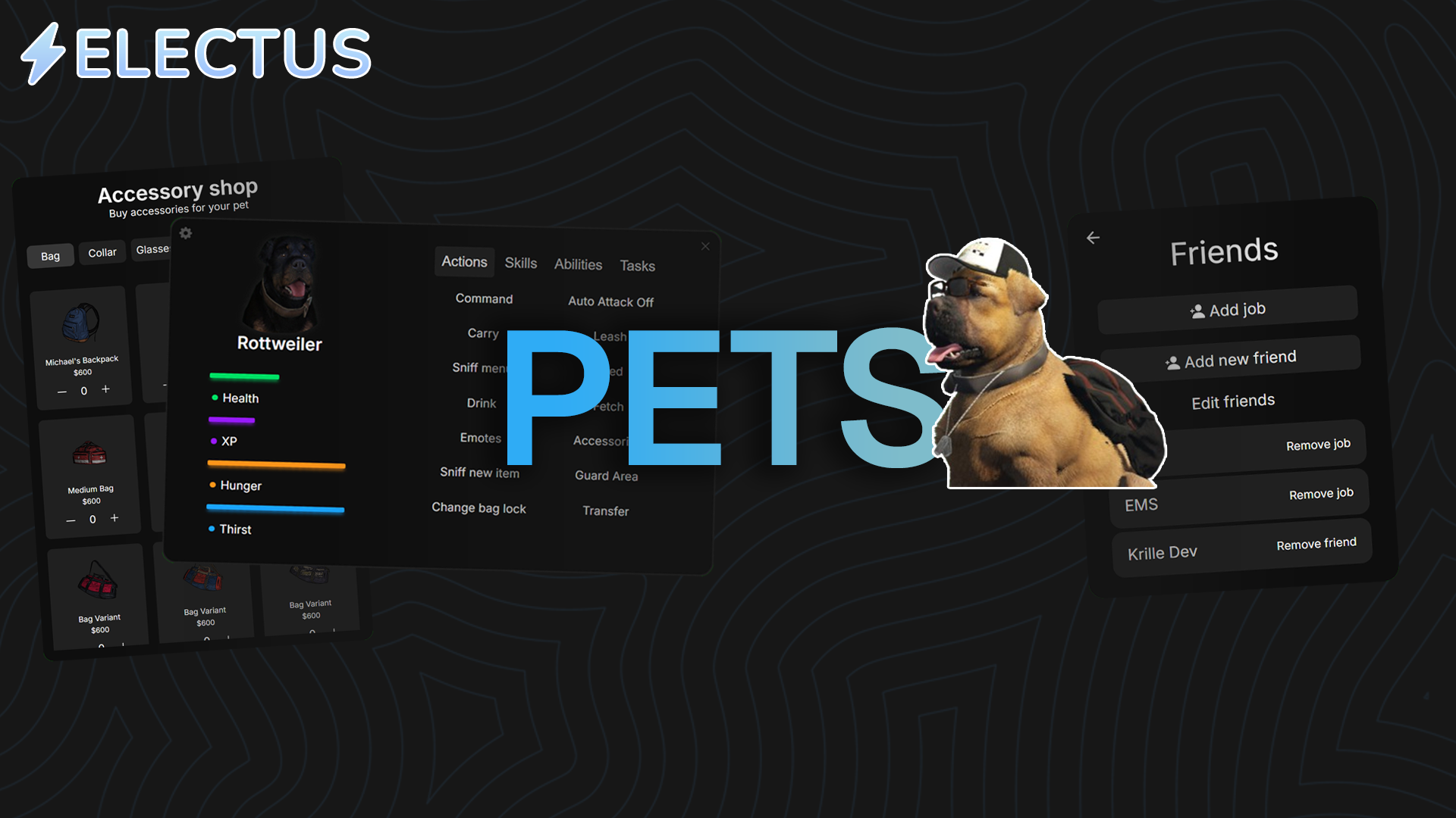FiveM Pets Script | Electus Scripts